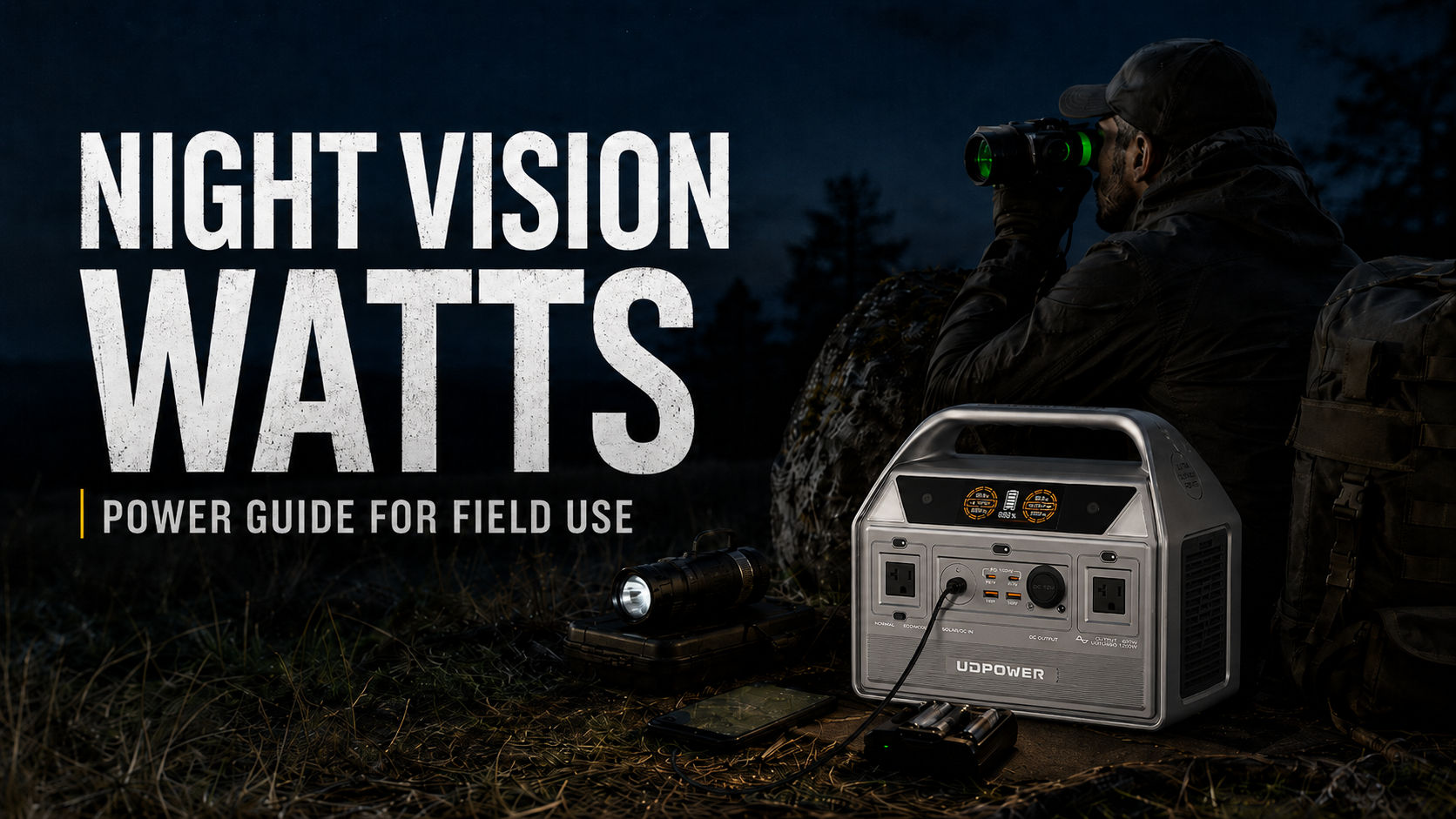 Night Vision Watts: How Much Power Do Night Vision Devices Use? – UDPOWER
