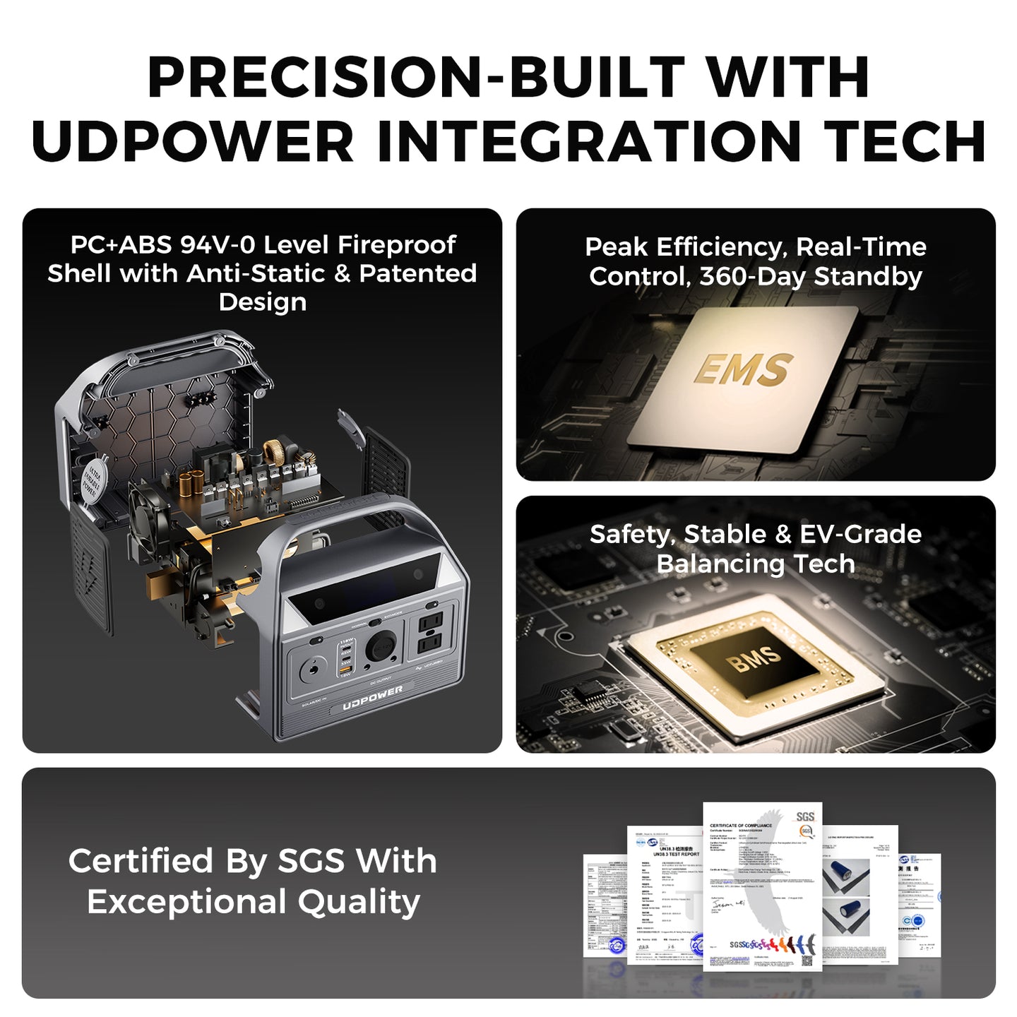 UDPOWER C400 |400W Portable Power Station with Jump Starter | 400 Watts ...