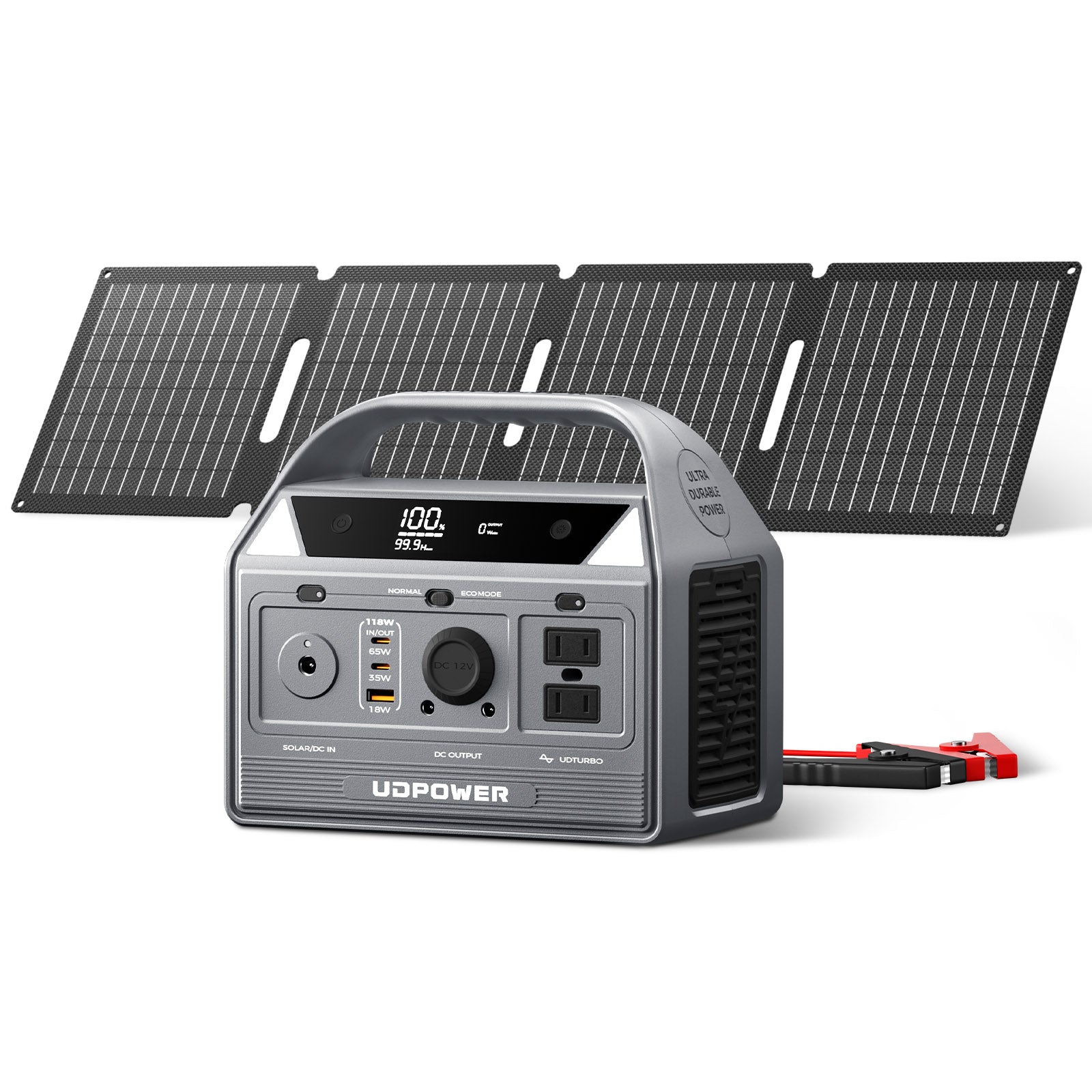 UDPOWER C400 |400W Portable Power Station with Jump Starter | 400 Watts ...